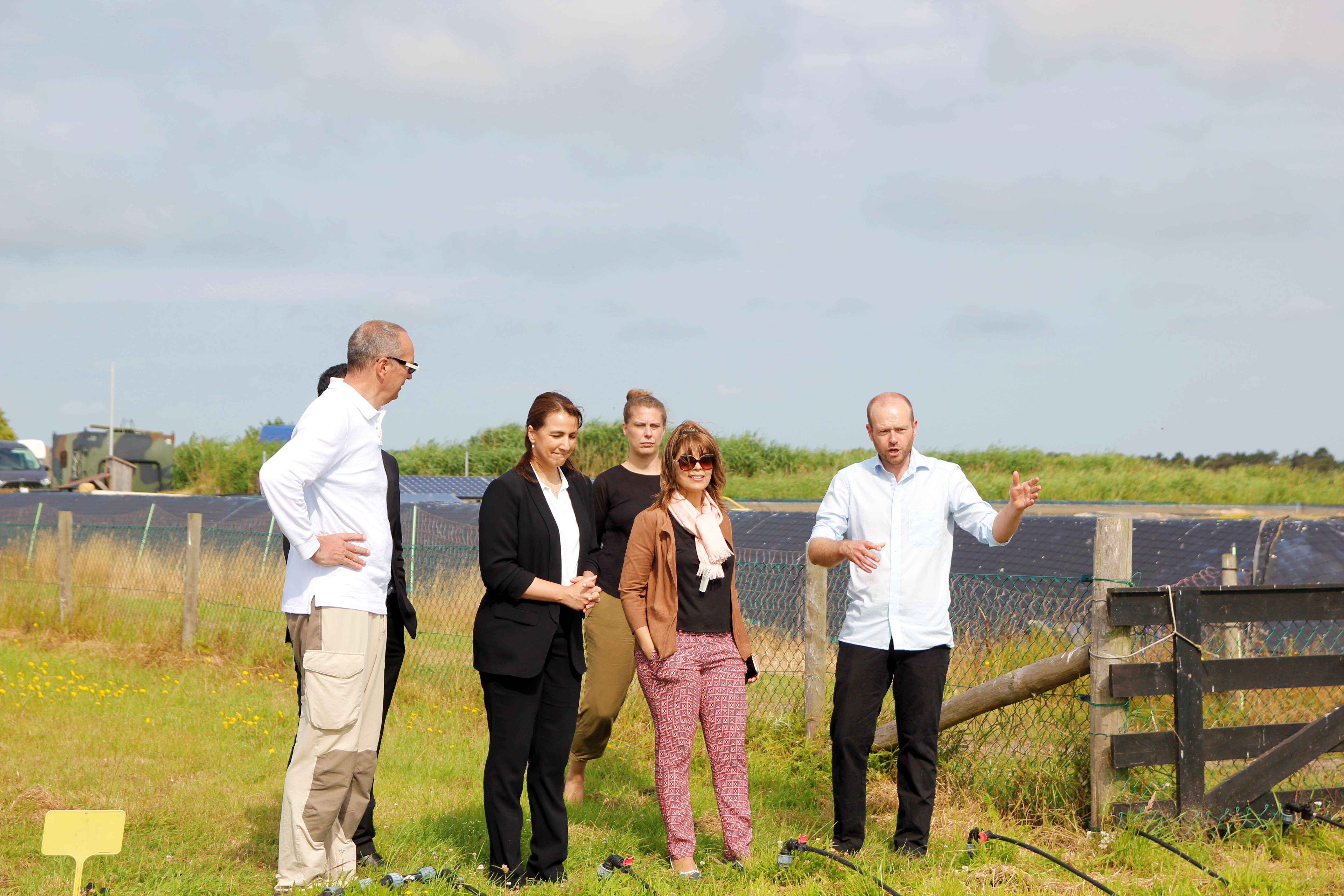 Salt Farm visit by United Arab Emirates' Minister of Food Security ...